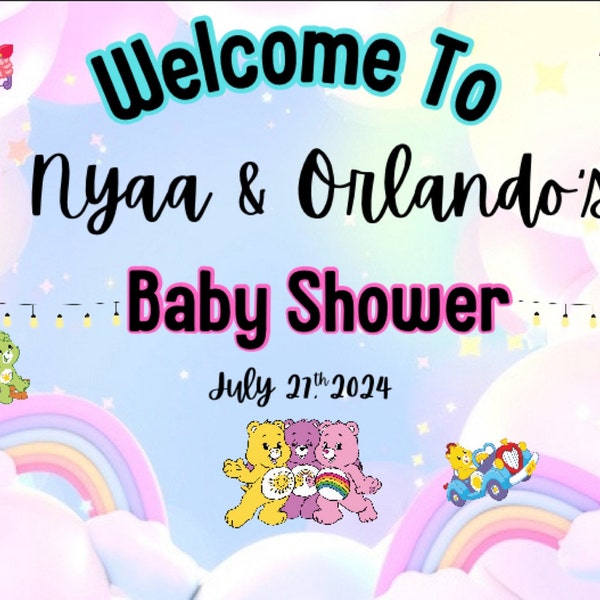 Care Bears Theme Digitals Package - Etsy