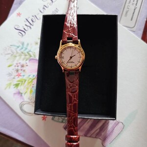 Vintage Two Tone Womens Watch Ronica Quartz With Faux Diamond Marker ...