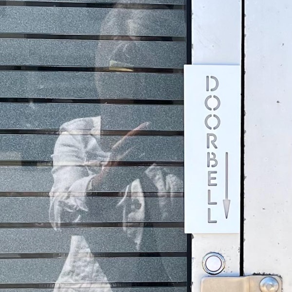 Directional Restroom Sign for Perpendicular Mounting. Corridor Signs ...