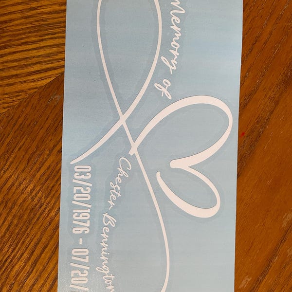 In Memory Car Decal, Memorial Window Decal, in Loving Memory Car ...