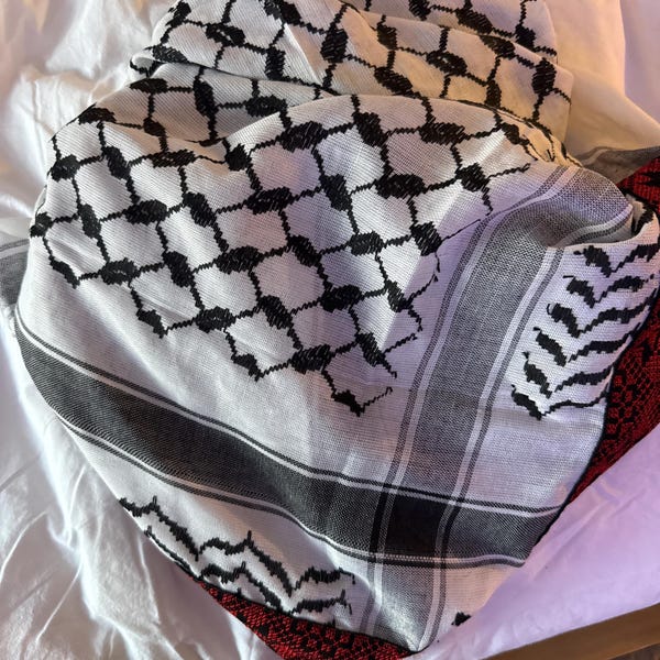 Original Kufiya From Palestine | Colored | Kuffeyeh, Kufiya, Hatta ...