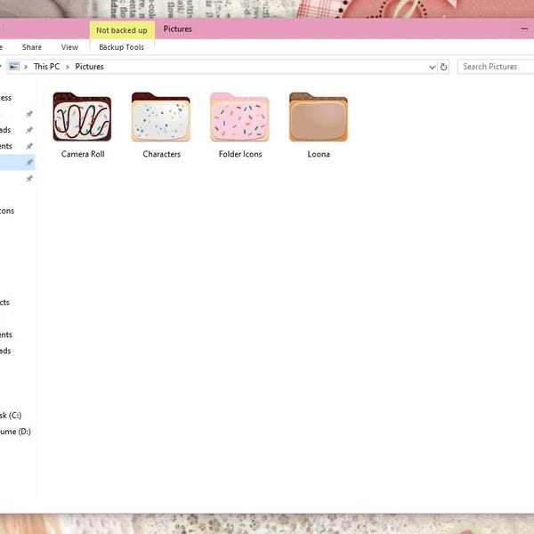 Pink Desktop Icons, Pink Desktop Folders, Pink Mac Book Icons, Folder ...