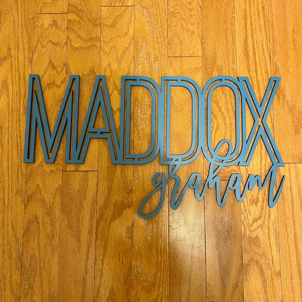 Name Sign for Kids Room, Cut Out Name Sign - Etsy