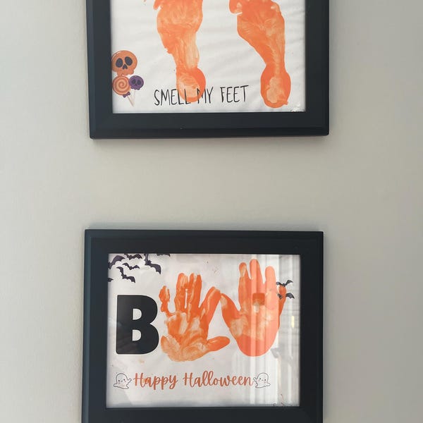 Spring Footprint Craft for Kids, Spring Footprint Art, Hello Spring ...