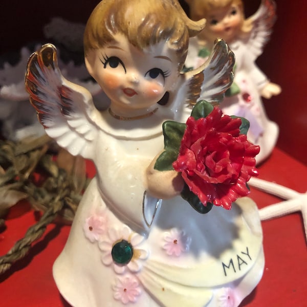 Vintage Rare Lefton Porcelain May Angel With Boquete Marked 3332 - Etsy