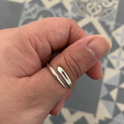 Silver Sewing Needle Ring - Etsy