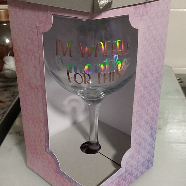 SVG - Gin Glass Gift Box/display Box - DIGITAL DOWNLOAD ( No Physical ...