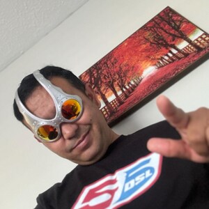 Rare Style Bug Warp Wrap Around Y2k Sunglasses White - Etsy