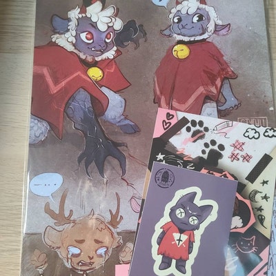 Cult of the Lamb Print Cotl Illustration Indie Game Creepy Cryptic ...