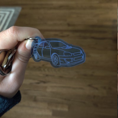 Custom Car Acrylic Keychain - Etsy