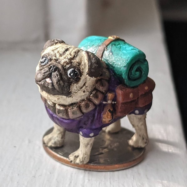 Pug Companion | Dog Familiar for Dungeons and Dragons | D&D | RPG | 5e ...