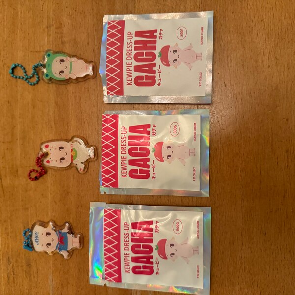 Kewpie Gacha Keychain - Etsy Canada