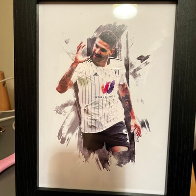 Rasmus Hojlund 2023/2024 Home Kit Poster Print - Etsy