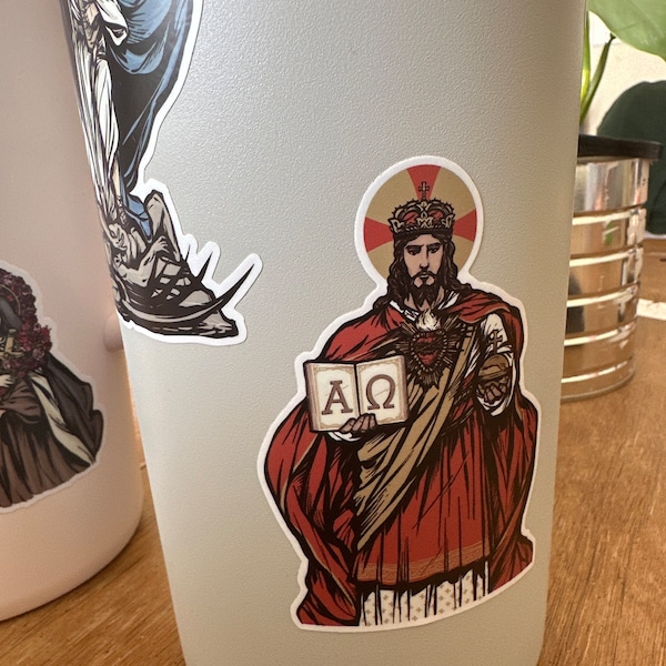 Large 4 Ave Christus Rex Sticker - Etsy