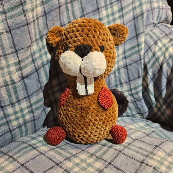 Bucky Beaver CROCHET PATTERN, Amigurumi Crochet Pattern, PDF - Etsy