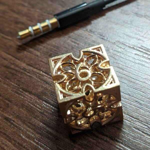 Botanical Mini Dice Set With Decader in Sterling Silver - Etsy