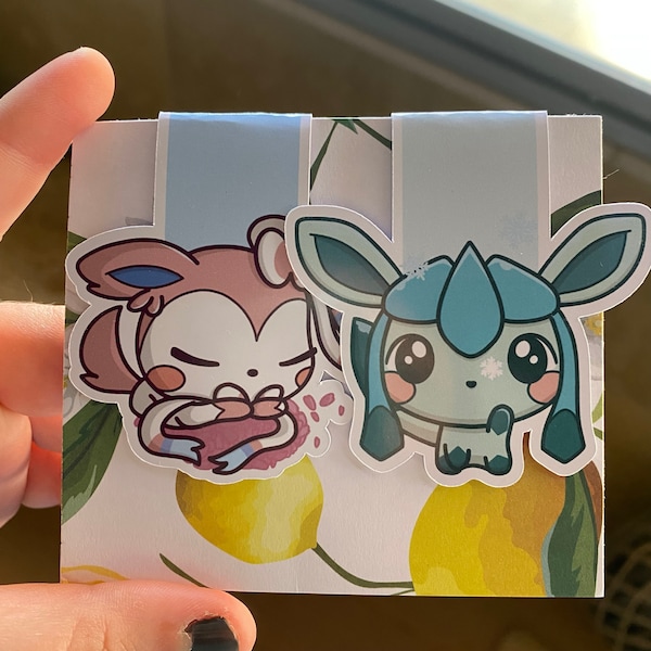 Monsters Magnetic Bookmarks | Bulbasaur Eevee Charmander Squirtle ...