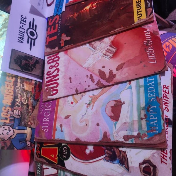 Un-official Handmade Fallout Magazines / Journals / Books - Etsy