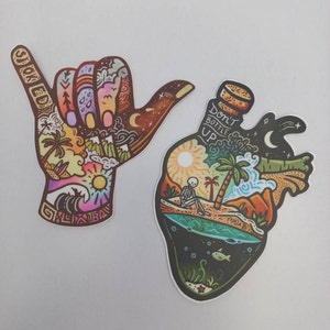 STOKED // Weatherproof Outdoor Sticker // Vinyl 4 Nature, Exploring ...