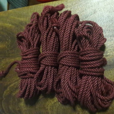 BDSM Shibari Red Rope Kit 4x26ft 6mm, Shibari Jute Rope for ...