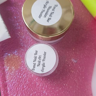 Hot Babe Pink Glitter Dip Powder, Nail Dip Powder, Acrylic Dip Powder ...