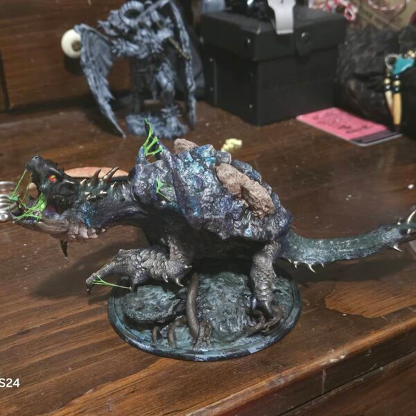 Dragon Turtle Roar Stand-rescale Miniatures -shellback Ritual - Etsy