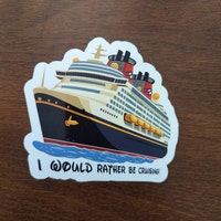 Disney Fantasy Cruise Ship Sticker DCL Stationery Laptop Sticker Water ...