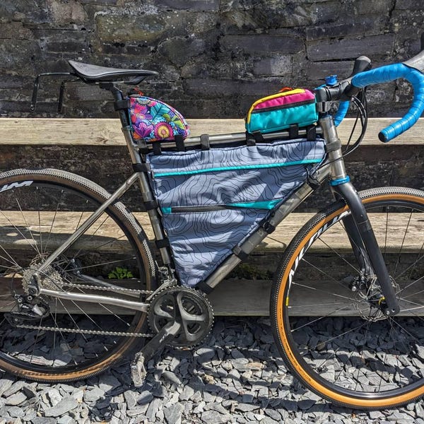 Bicycle Bag, Custom Frame Bag Seat, Cycling Bags Gifts, (personal Bike ...
