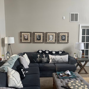 Cape Cod Style Reclaimed Wood Distressed White and Sea Mist With Burlap ...