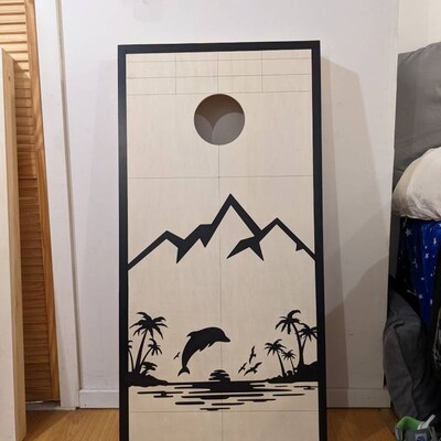 Sunset Beach With Dolphin Bundle Svg. Beach Life Svg. Hawaii Tropical ...