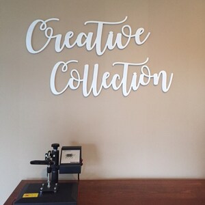 Custom Cursive CNC Name Large Family Cut Out Child Sign - Etsy