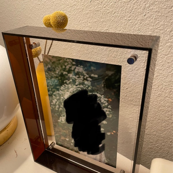 Acrylic Mini Photo Frame, Colorful Transparent Display, Creative Small ...