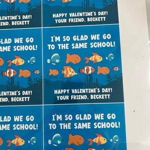 Cute Holiday Goldfish Labels, Gold Fish Snack Label, Christmas School ...