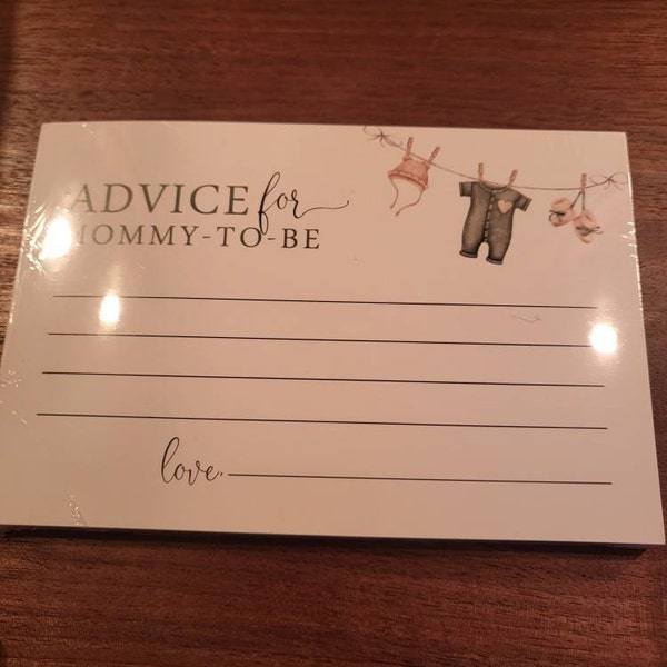 Baby Boy Advice Cards | Boho Baby Clothes Baby Shower Advice Cards ...