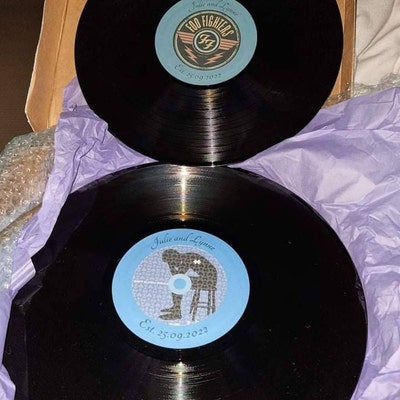 Record Clock Personalised Album Cover Art 12 Vinyl Unique Christmas ...