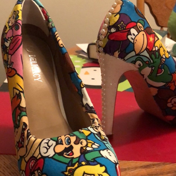 Video Game Themed Heels - Etsy