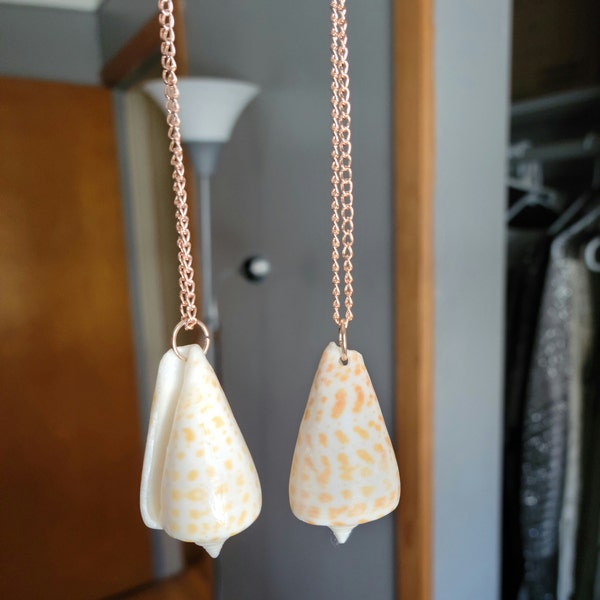 Shark Eye Shell Mermaid Necklace. Seashell Necklace. Shell Jewelry ...