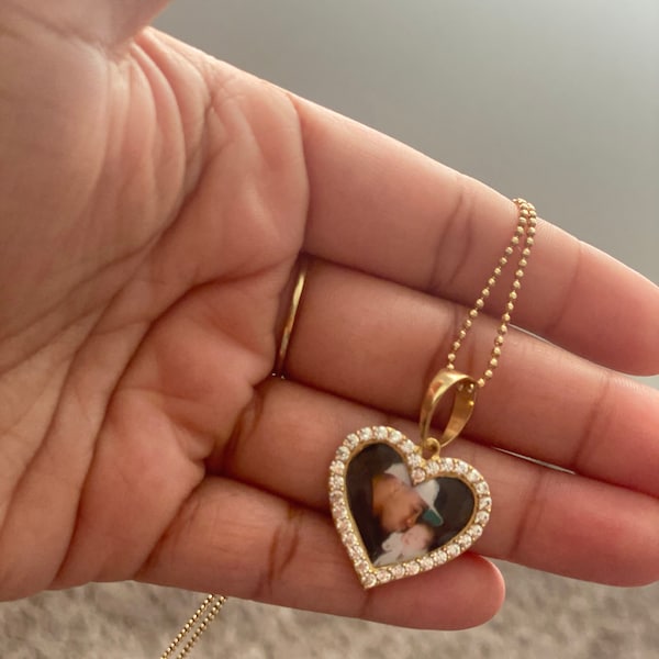 10k Gold Custom Photo Charms - Etsy