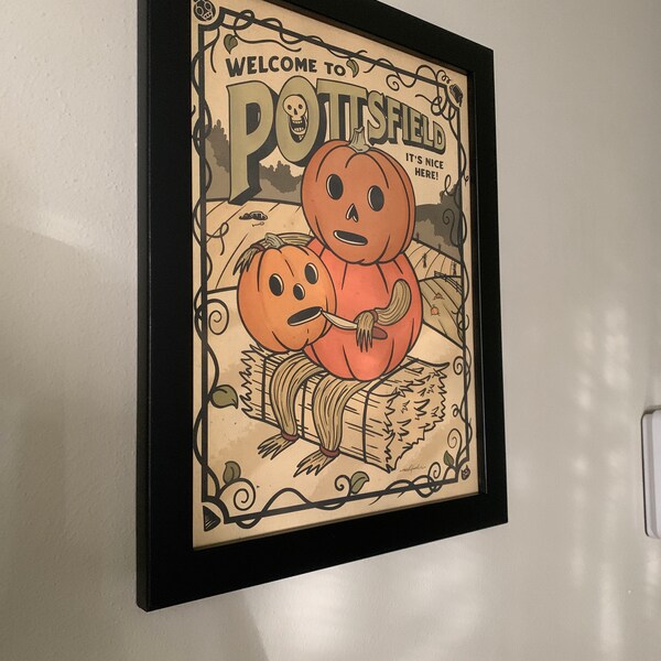 Over the Garden Wall Pottsfield Poster - Wall Art Print by Mark T ...