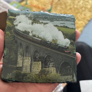 Slate Coaster - Steam Train, the Flying Scotsman - Etsy