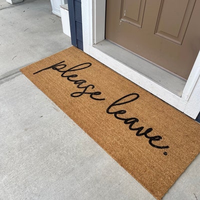 Please Leave Doormat, Go Away Doormat, Funny Doormat, Door Mat, Funny ...