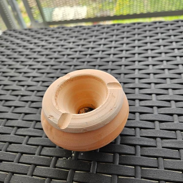 Clay Ashtray With Berber Design in Pistachio, Arabesque Design Moroccan ...