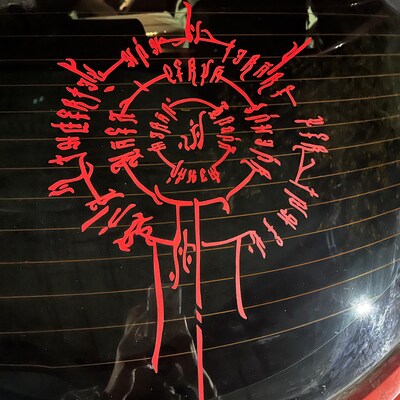 Astarion Scar Baldur's Gate 3 Vinyl Decal Astarion's Scar Back Markings ...