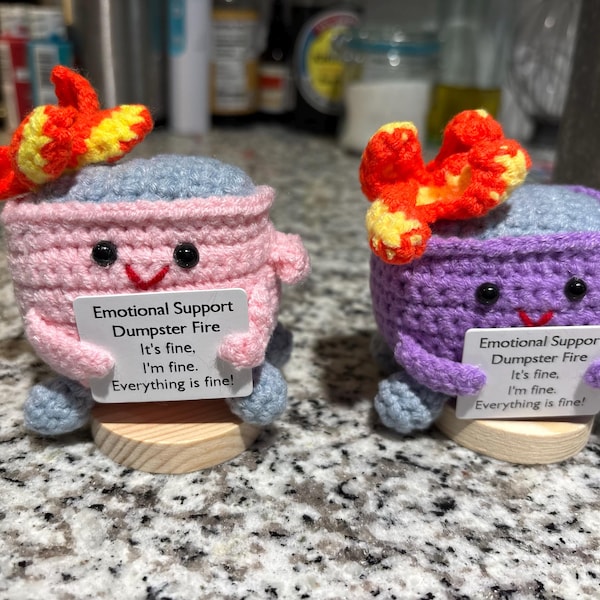 Emotional Support Gift for Friends/coworkers/family,crochet Positive ...