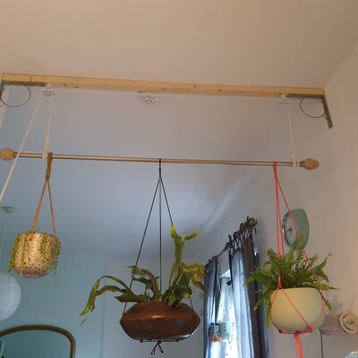 Ceiling Mounted Pulley Clothes Drying Hanger Rack Airer Rope Only - Etsy