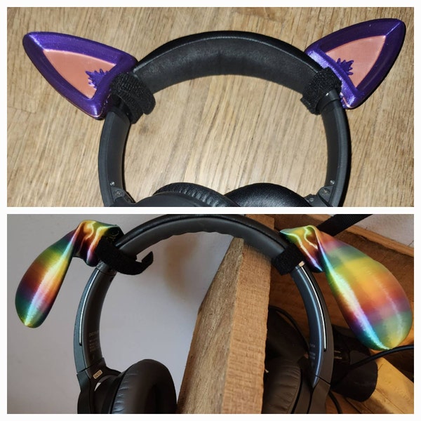 Fox Ears for Headphones - Deer Ears Headset Attachment - Horns for ...