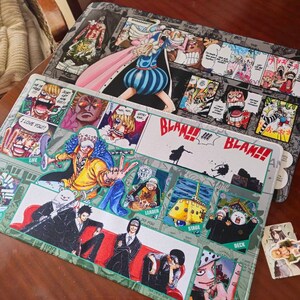Playmat Jewelry Bonney Bonny With Zones Playmat Game Mat TCG Cute Girl ...