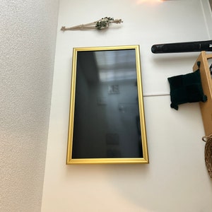 Crown TV Frames gunmetal Gray, Wall Art, Aesthetic Home Décor, Room ...