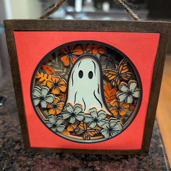 Angel Shadow Box Svg, Angel Shadow Box, Angel Svg, 3d Angel Svg, 3d Svg ...