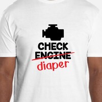 Check Engine/diaper, Check Diaper SVG, New Baby Design, Car Lover Baby ...
